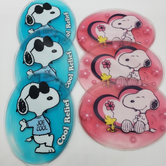 Peanuts | Kitchen | Snoopy 6 Pack Of Ice Packs For Lunches Peanuts ...